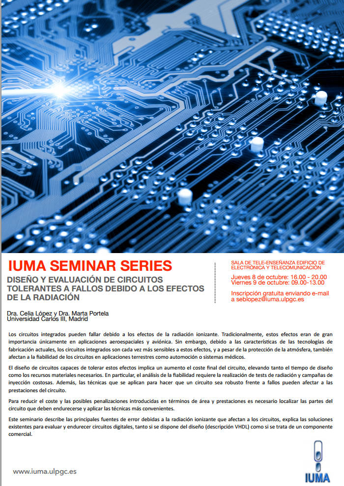Nueva edición del Ciclo de Conferencias ‘IUMA Seminar Series’ | ULPGC - Universidad de Las ...