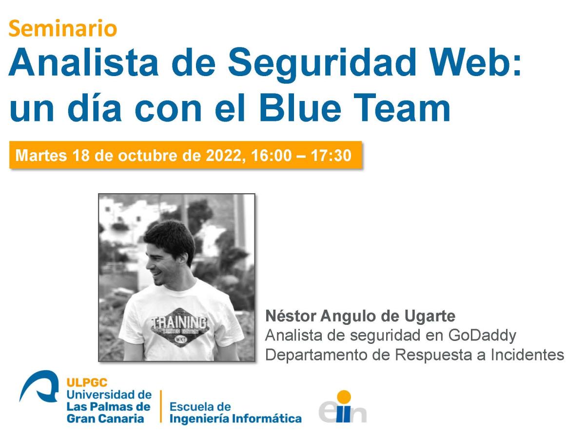 Seminario sobre el análisis de seguridad web en la Escuela de Ingeniería Informática | ULPGC ...