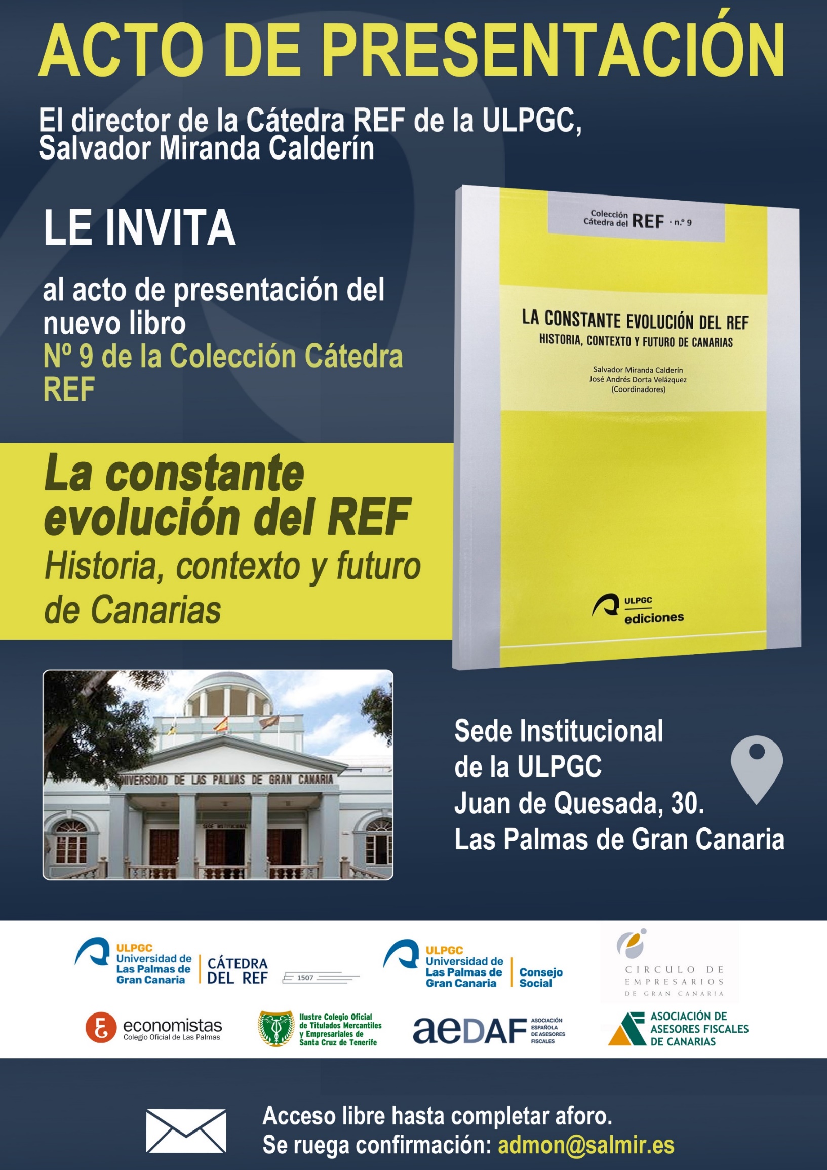 Presentación del libro "La constante evolución del REF. Historia ...