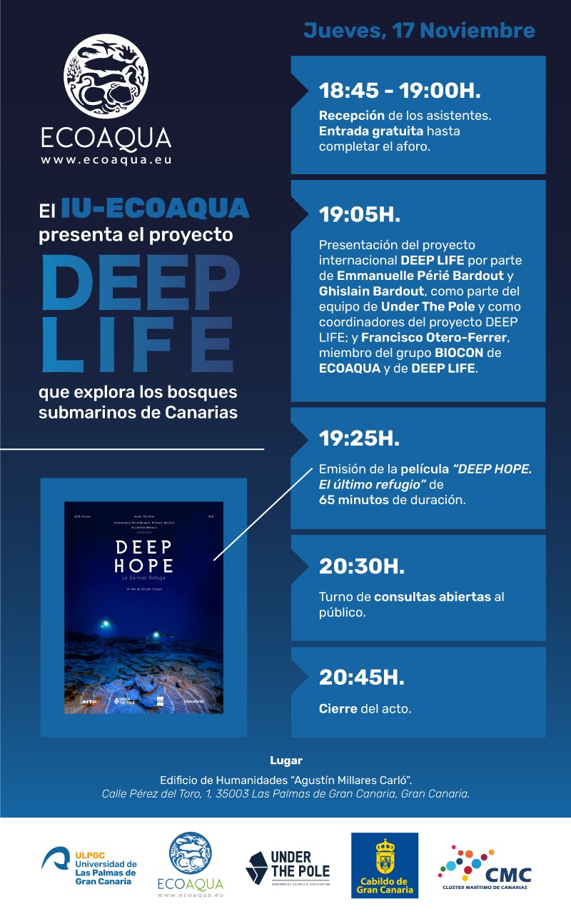 Presentación del proyecto DEEP LIFE | ULPGC - Universidad de Las Palmas de Gran Canaria